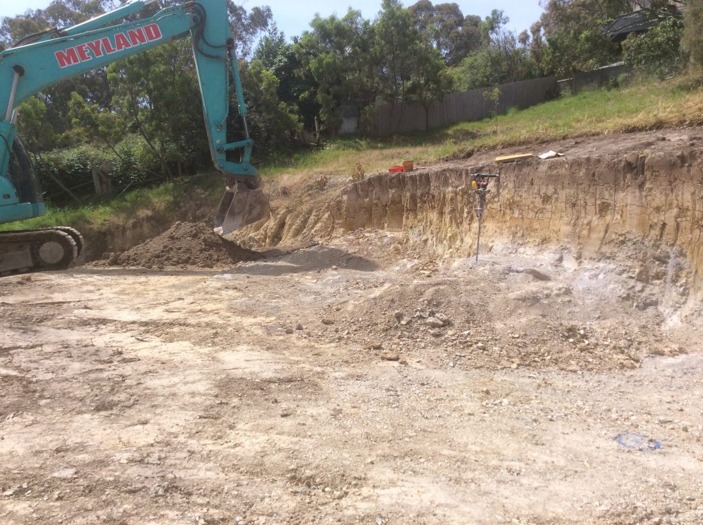 Site Excavation Blasting at Lillydale Vic - Able Blasting