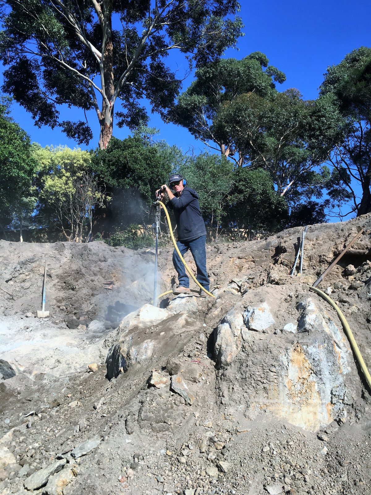 Hard Rock Removal using Blasting Explosives - Montrose - Able Blasting